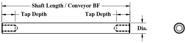 Conveyor Roller Shafts – BNB Industries, Inc.